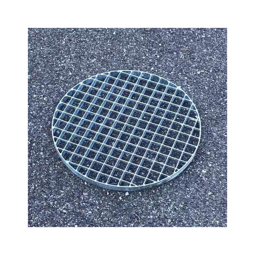 Caillebotis rond, grille sur mesure en acier galvanisé