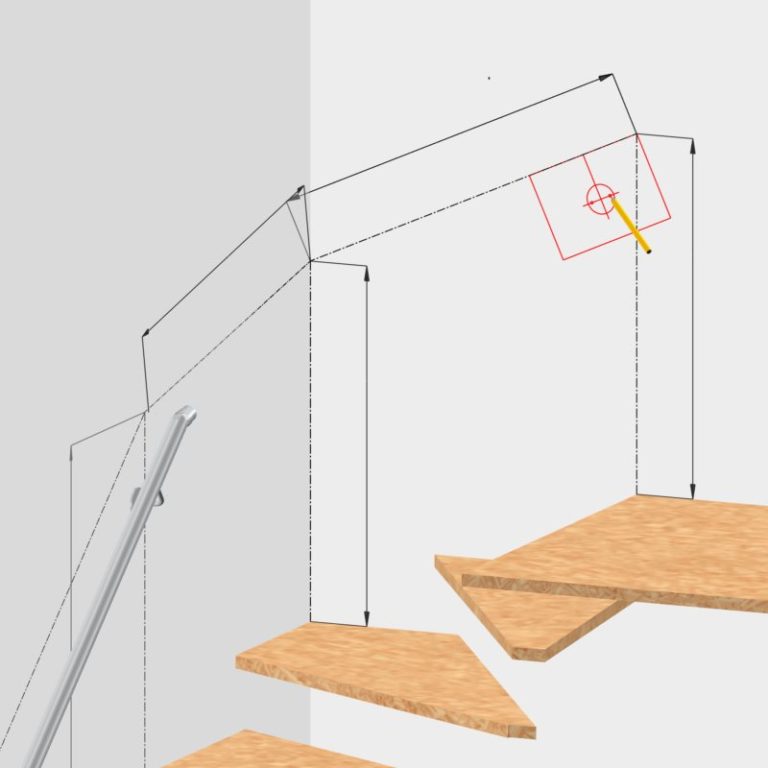 Pose d'une main courante escalier quart tournant - Blog - Métalenstock
